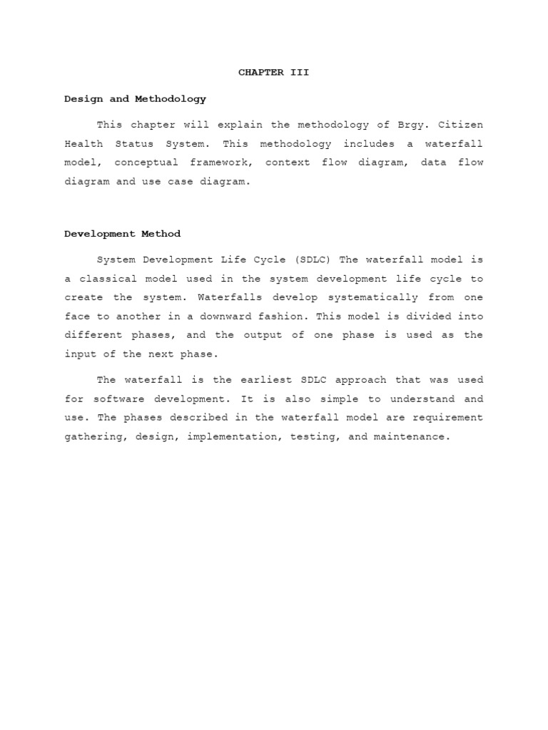 CHAPTER III Adap | PDF | Software Development Process | Conceptual Model