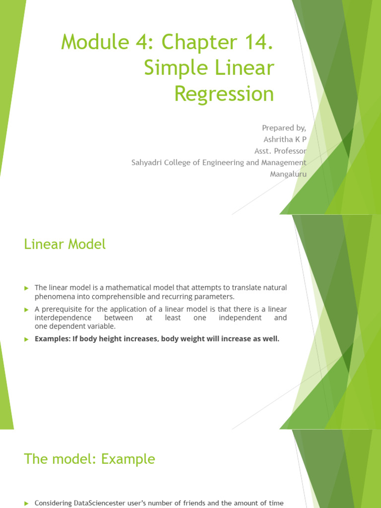 Module 4 | PDF | Bootstrapping (Statistics) | Linear Regression Module 4 | PDF | Bootstrapping (Statistics) | Linear Regression