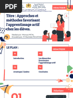 Les Approches Pédagogiques Diversifiées | PDF | Pédagogie | Apprentissage