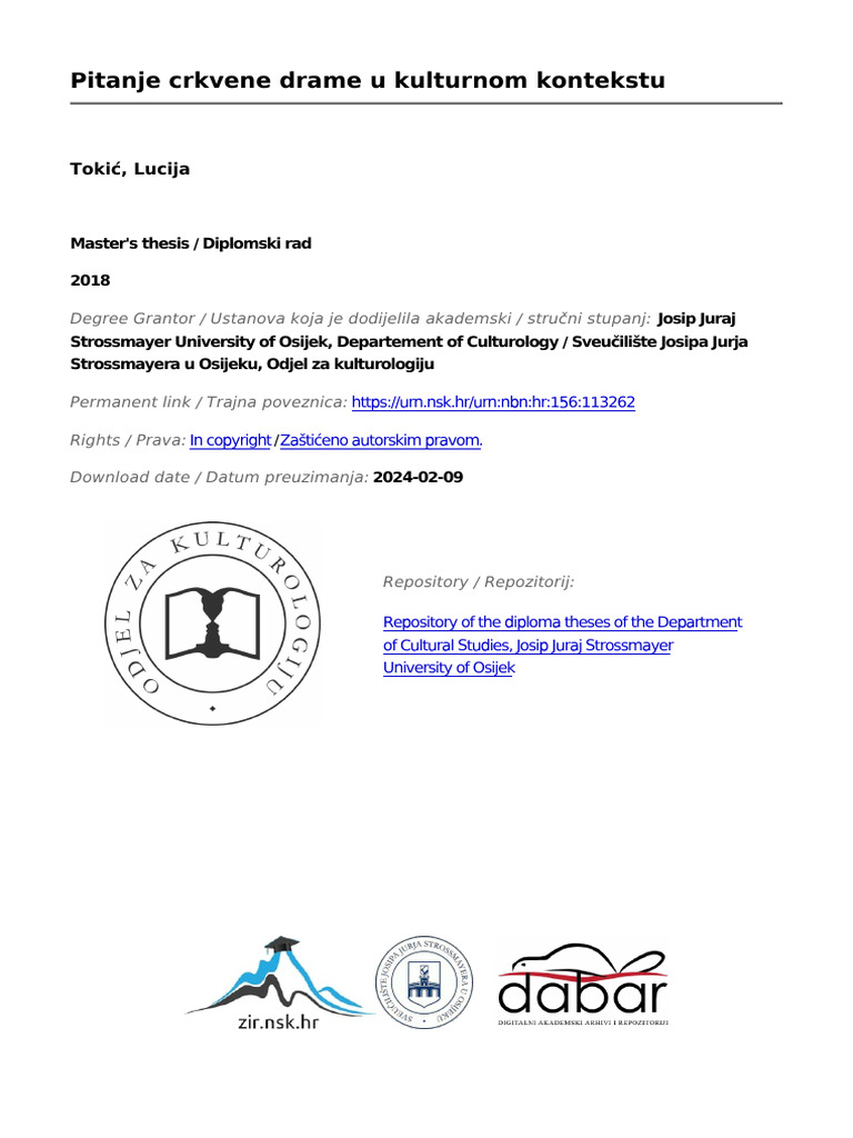 Diplomski Rad Tokic | PDF