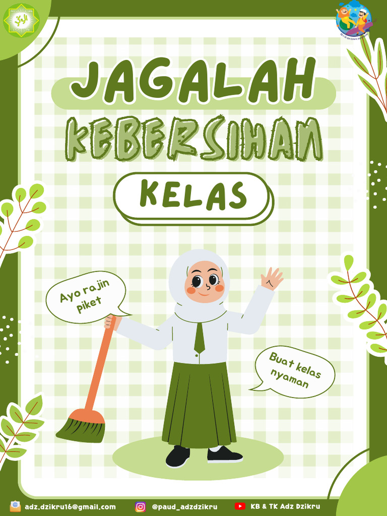 Poster Jaga Kebersihan Kelas | PDF