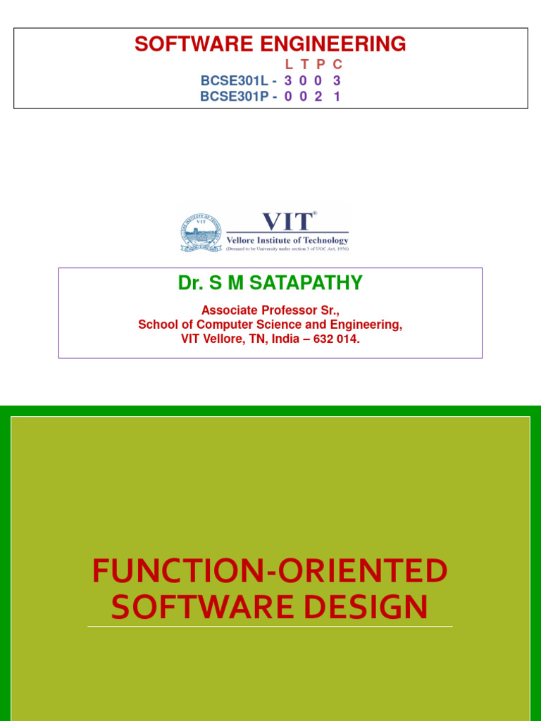 Function-Oriented Software Design | PDF | Computing | Software Engineering