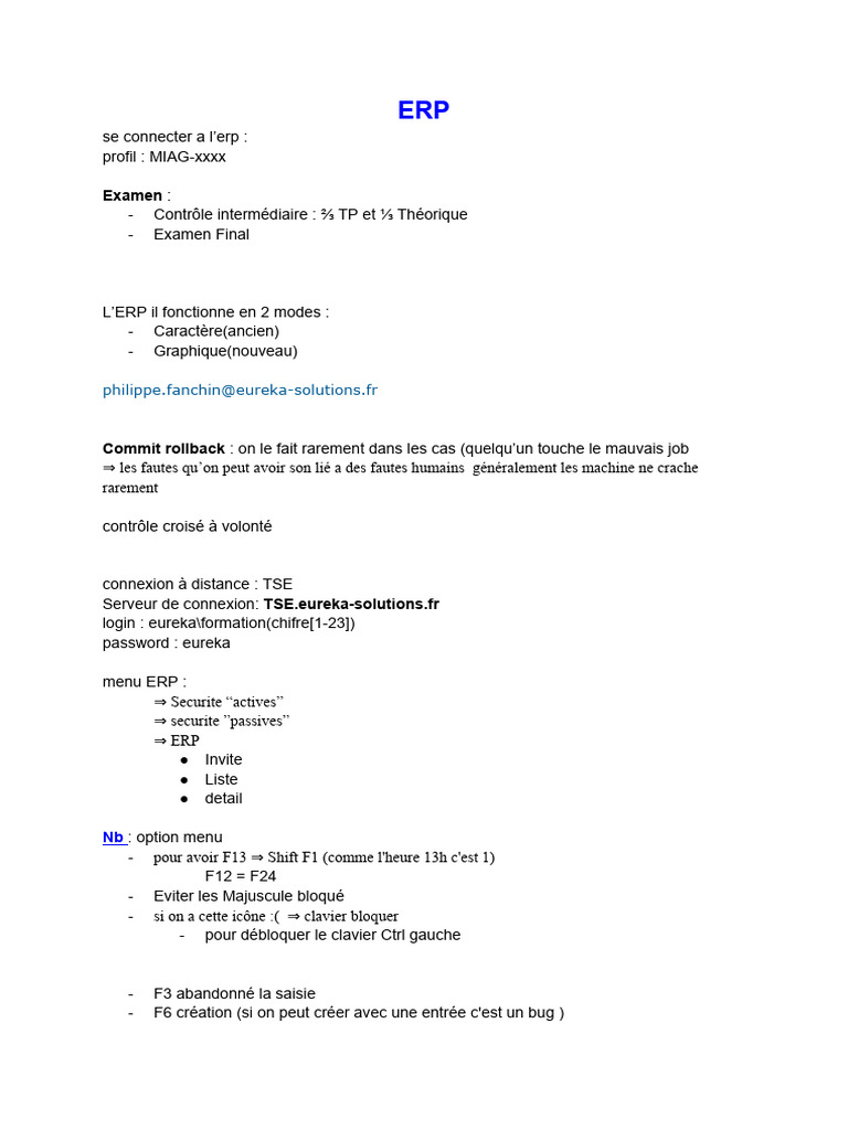 Cours Erp My | PDF | Inventaire | Facture