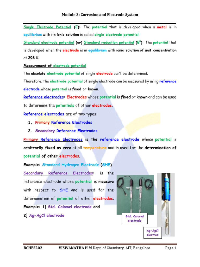 M3 Chemistry CSE Stream V | PDF | Corrosion | Electrochemistry