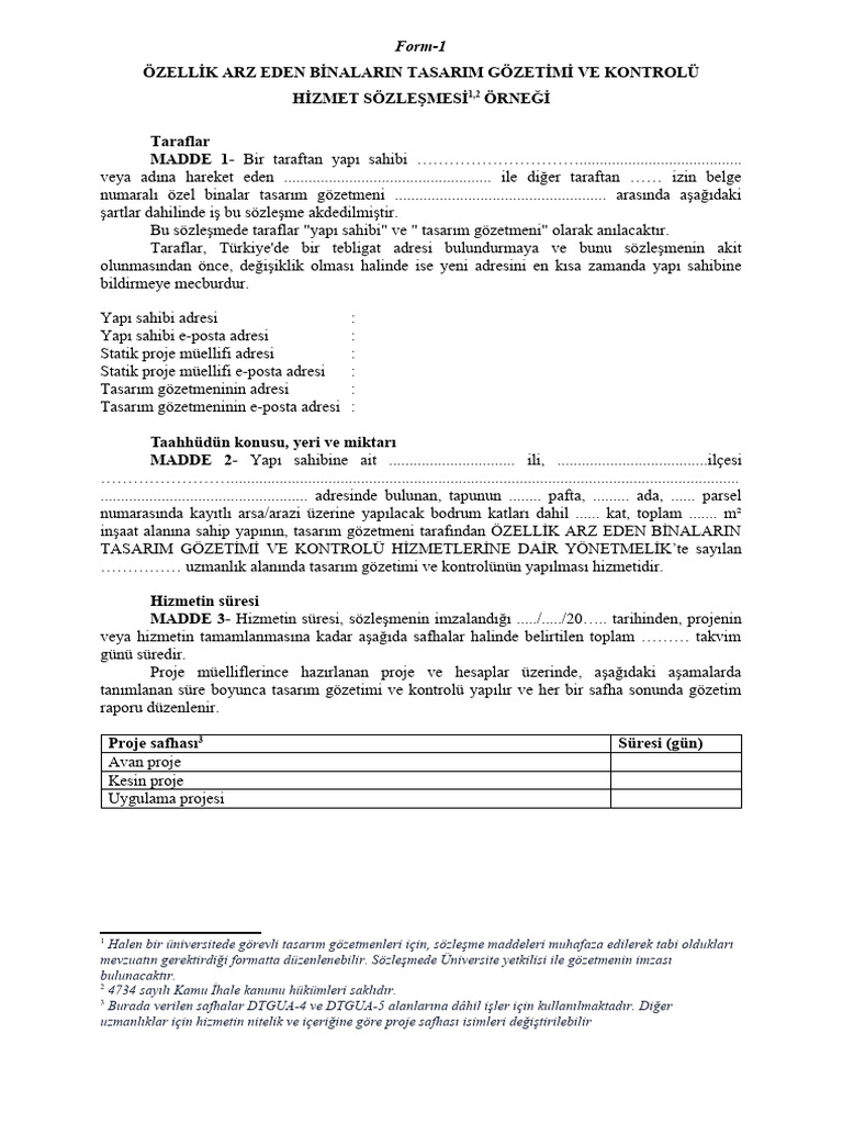 Madde 17 Kapsamindak Belge Format Ornekler R 20221006102824 | PDF