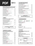 Menu Saona | PDF | pesto | Postres