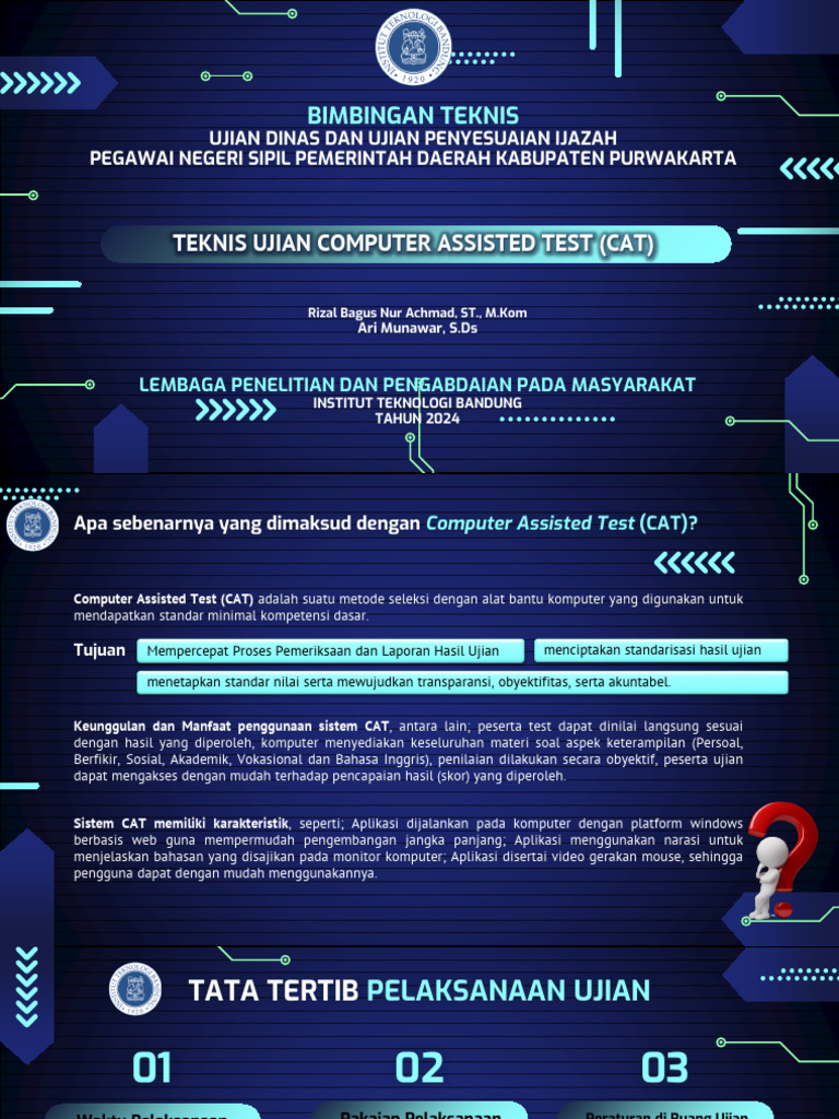 PPT Teknis Ujian - Tahun 2024-PWK | PDF