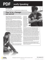 Speak Your Mind: Advice for Teens | PDF | Self-Improvement | Wellness