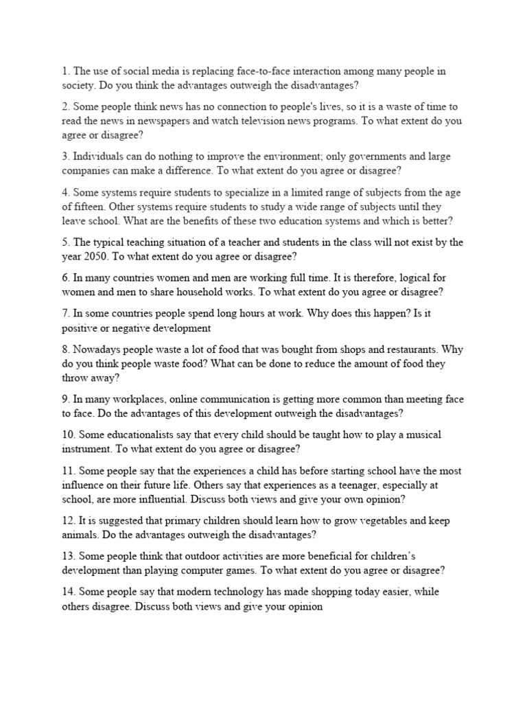 Education and Social Issues Discussion Topics | PDF | Schools | Teachers