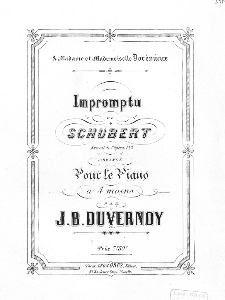 IMSLP407042 PMLP02063 Schubert Duvernoy, JB Impromptu D935 ARRpf4h BDH | PDF
