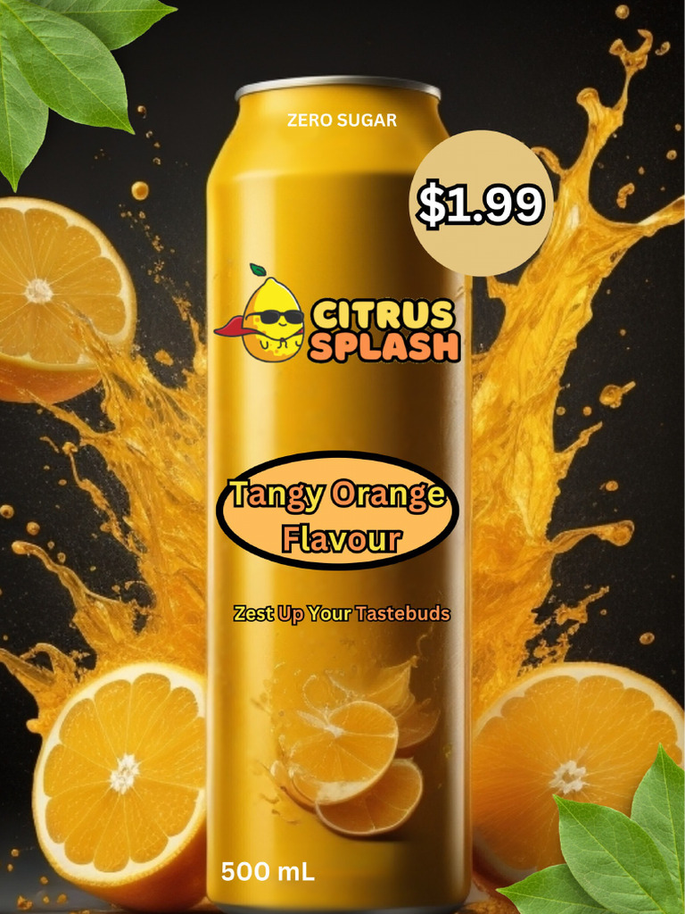Citrus Splash Advertisement | PDF