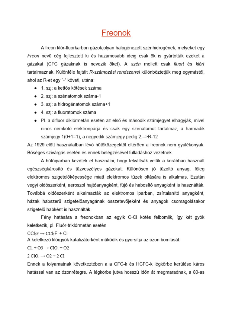 Freonok | PDF