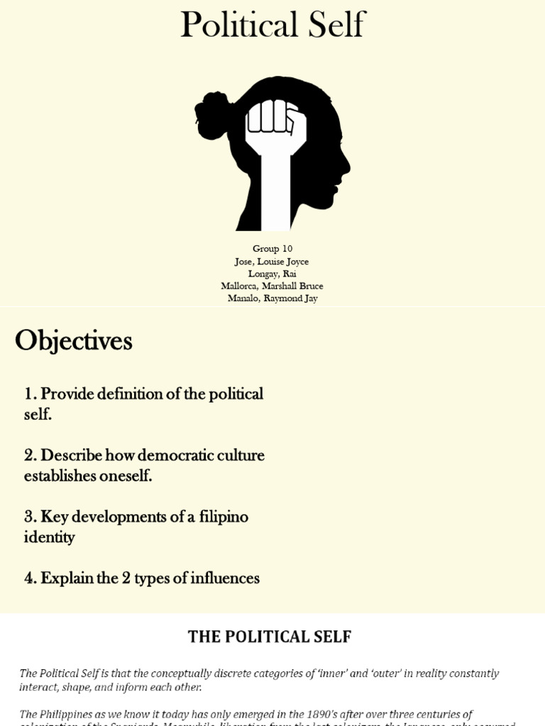 Political Self Group 10 | Download Free PDF | Self | Faith
