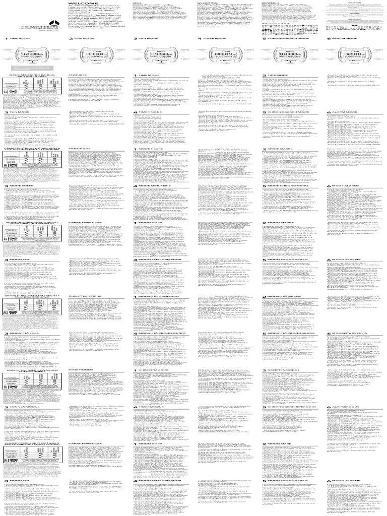 Nix18 - Base Tide Pro | PDF | Timer