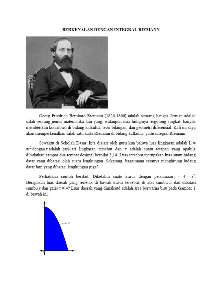 Memahami Integral Riemann dalam Kalkulus | PDF | Metode & Bahan Ajar