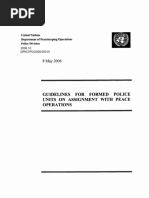 Formed Police Units in United Nations Peacekeeping Operations | PDF ...
