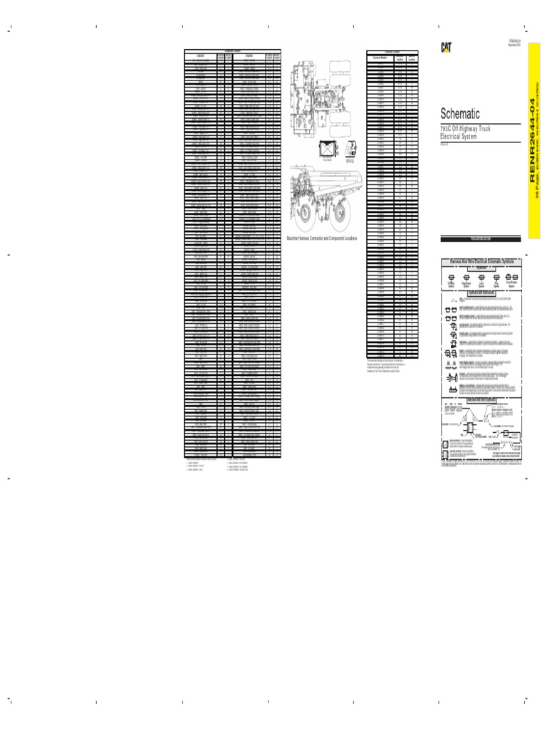 793C Truck Electrical Symbols Guide | PDF | Vehicle Parts | Vehicle ...