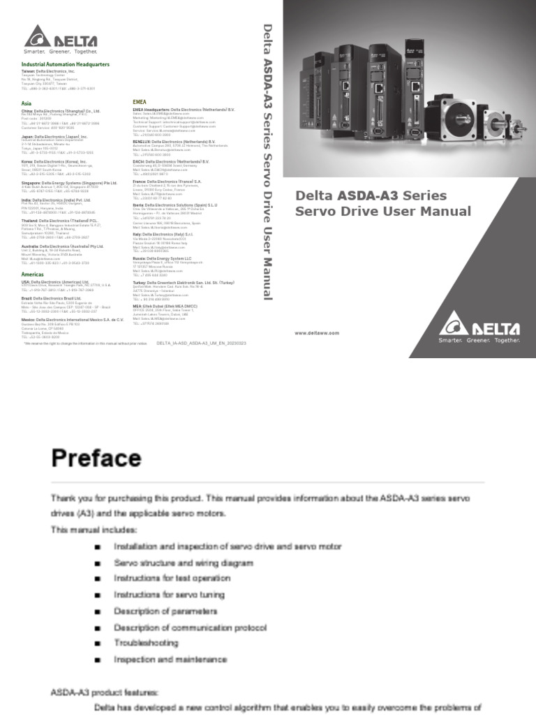 Delta Ia-Asd Asda-A3 Um en 20230323 | PDF | Electrical Wiring | Electrical Components