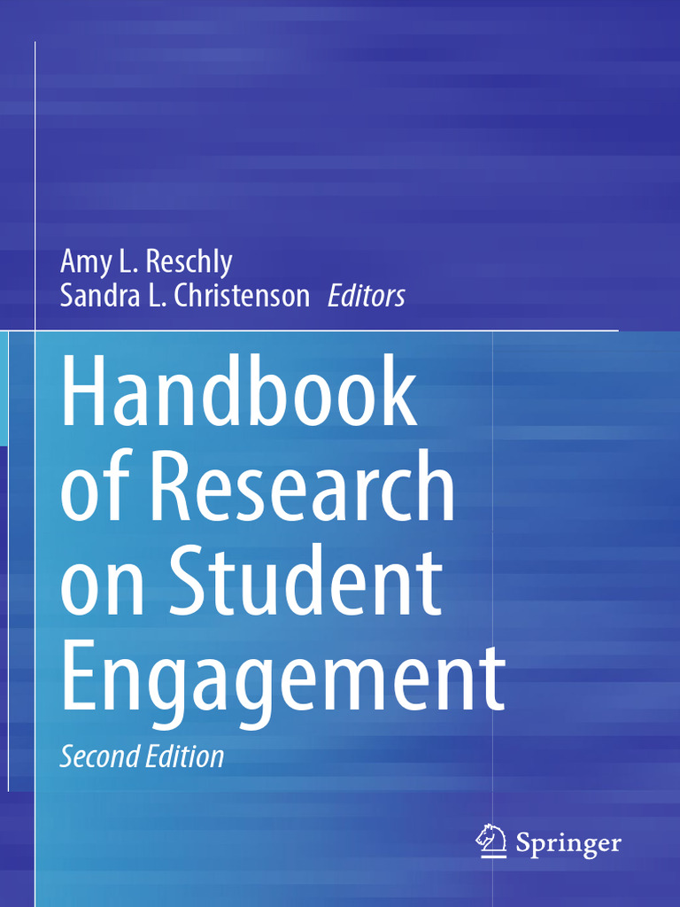 Handbook of Research On Student Engagement: Amy L. Reschly Sandra L ...