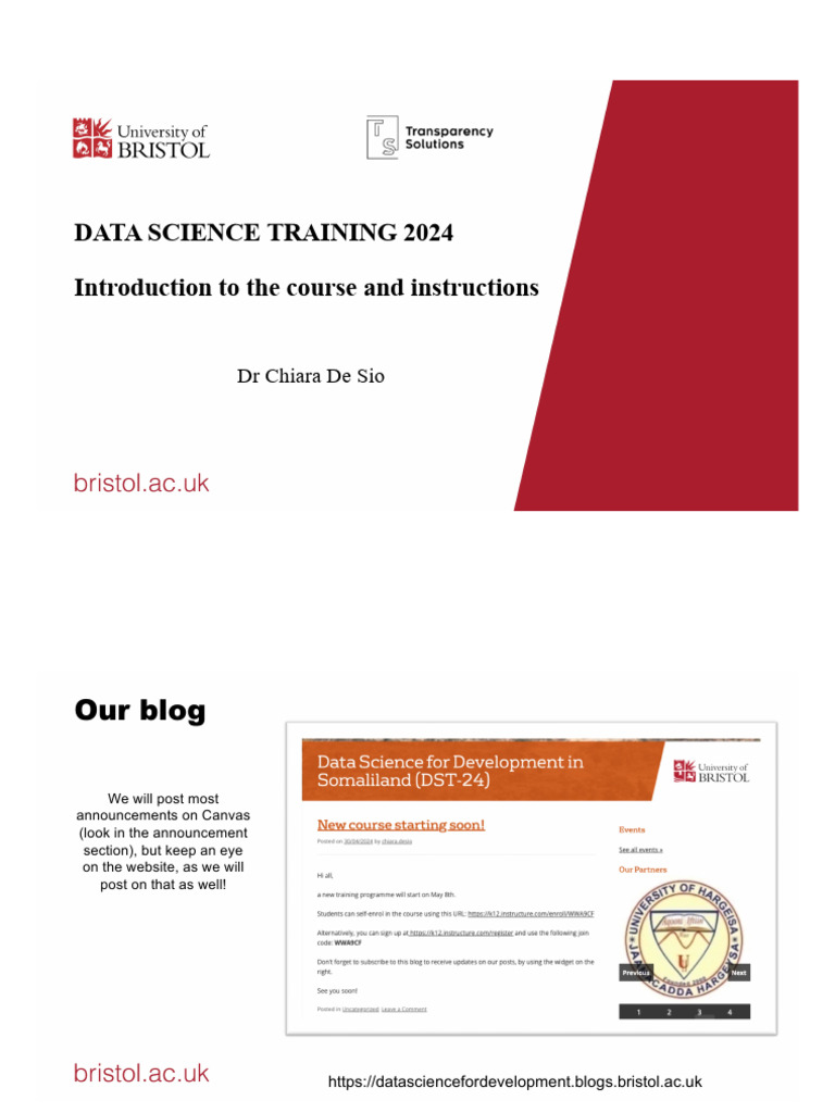 Data Science Somaliland 2024 Introduction | PDF | Python (Programming Language) | Software