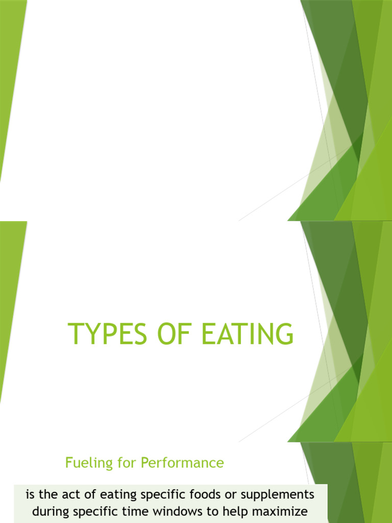 Types of Eating | PDF