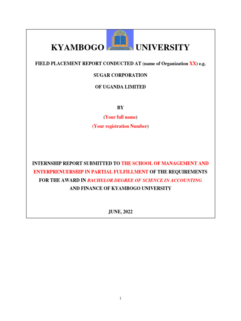 Accounting Internship Report Sample | Download Free PDF | Job Hunting ...