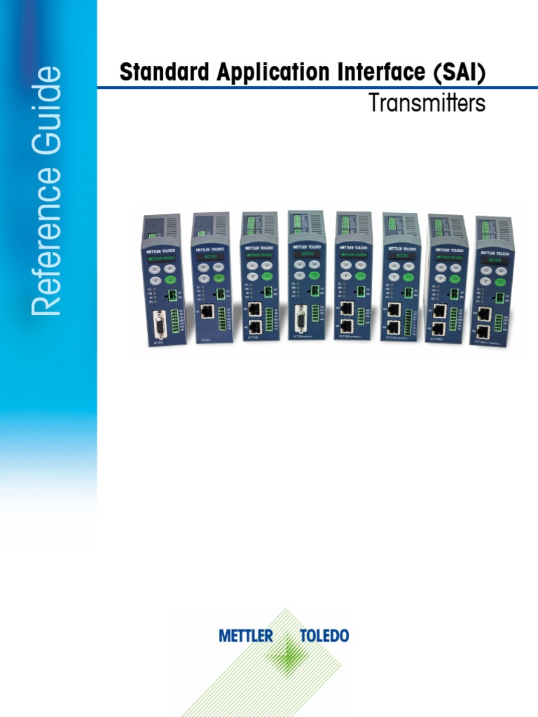 00 MAN REF SAI-Transmitters EN | PDF | Input/Output | Weight