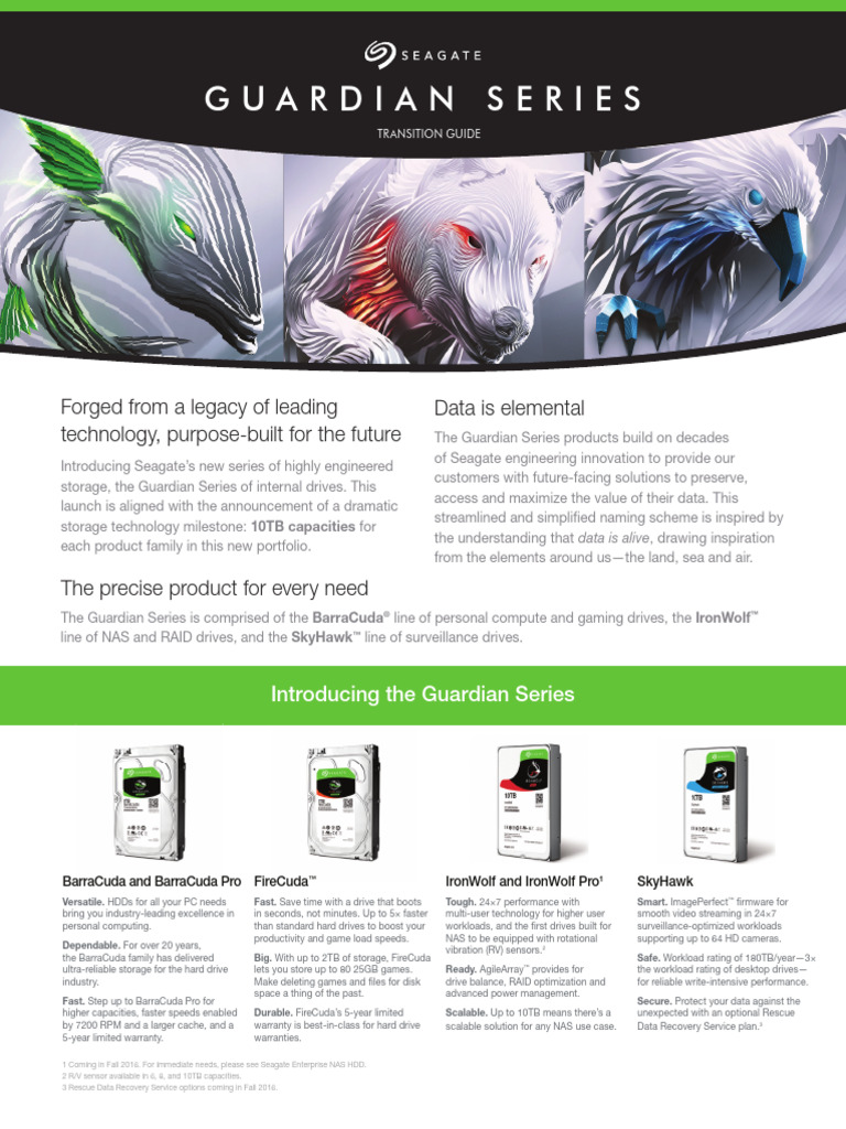 Seagate Hardisk Guardian Series | PDF | Hard Disk Drive | Computing