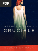 Arthur Miller - The Crucible One Pager Final Project | PDF