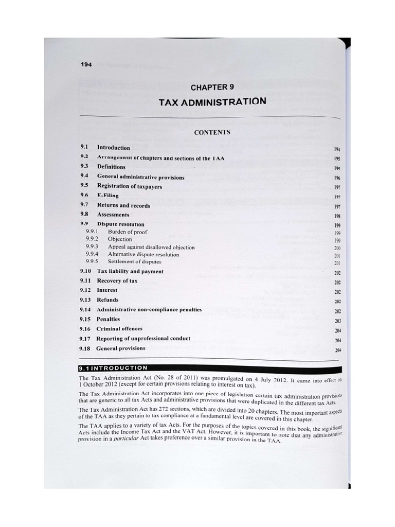 Fundamentals of South African Income Tax 2024 CHP 9 | PDF | Alternative Dispute Resolution | Taxes