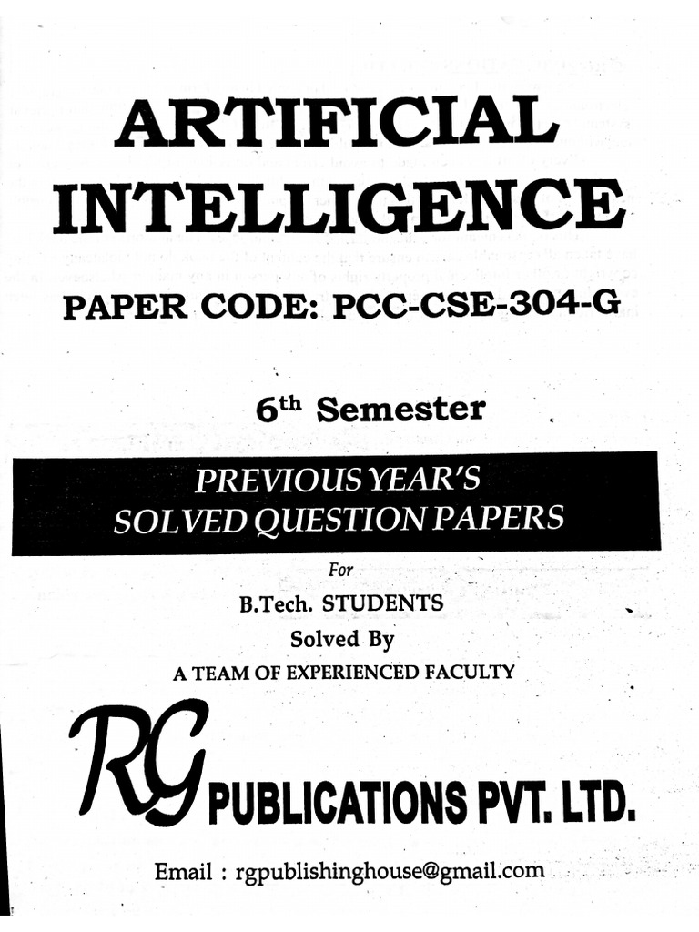 Artificial Intelligence (PCC-CSE-3334) | PDF Artificial Intelligence (PCC-CSE-3334) | PDF