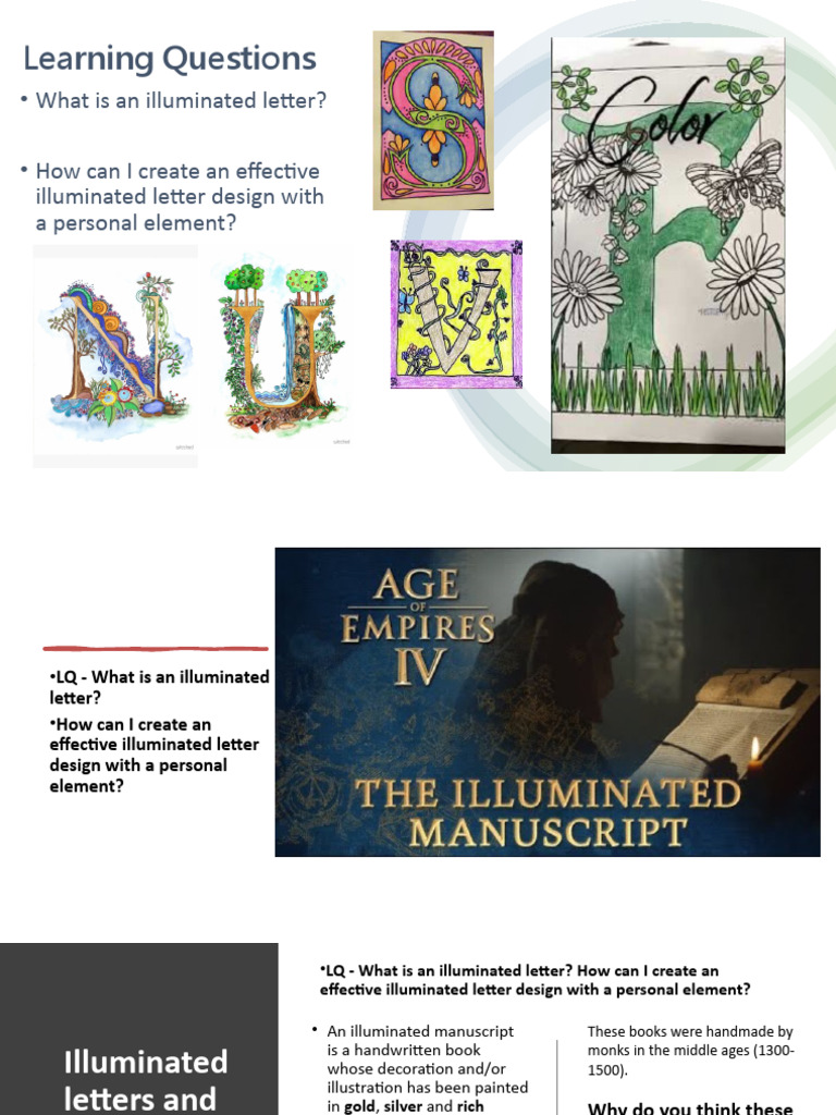 9 Illuminated Letter | PDF | Typefaces | Books