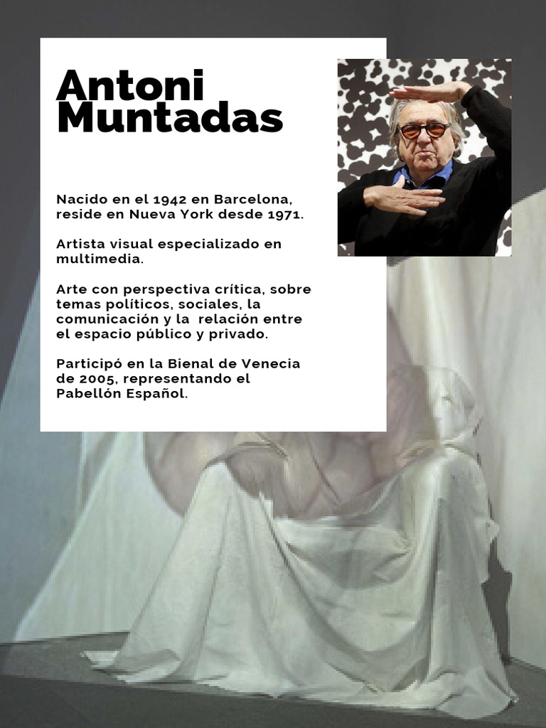 Antoni Muntadas: Arte Multimedia Crítico | PDF