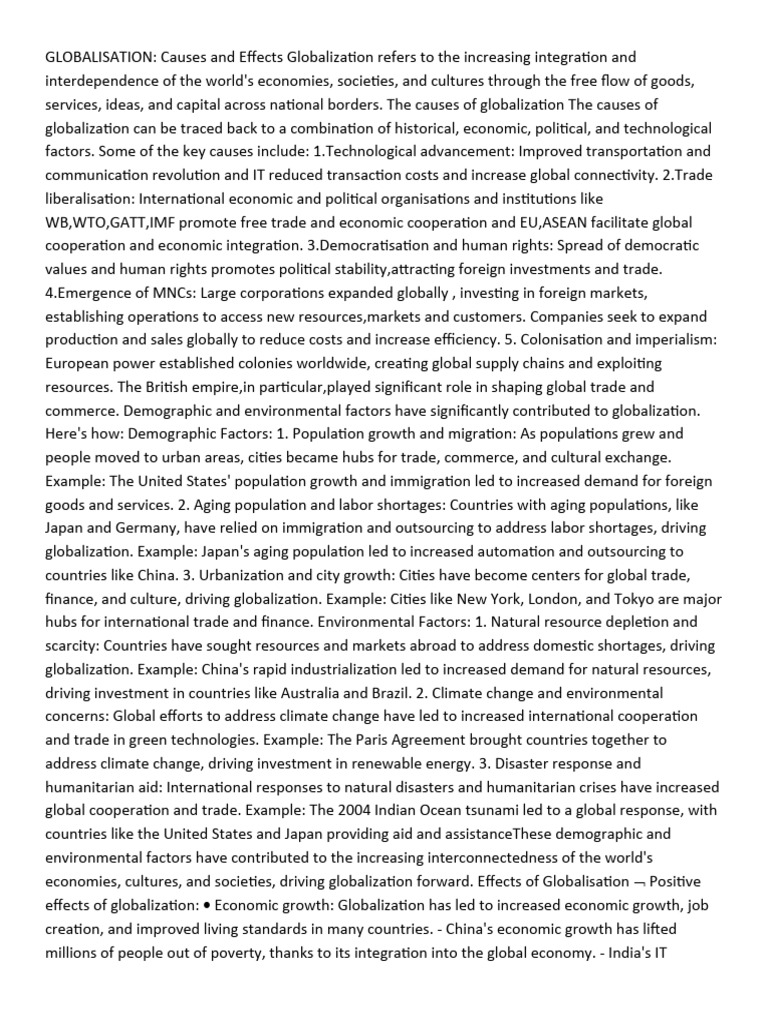 Social Science Notes | PDF | Id | Greenhouse Effect