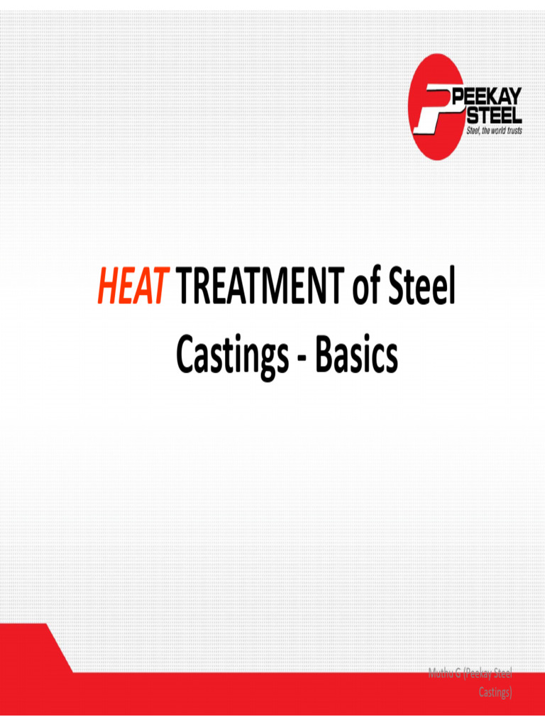 Heat treatment process - Basics | PDF | Steel | Stainless Steel