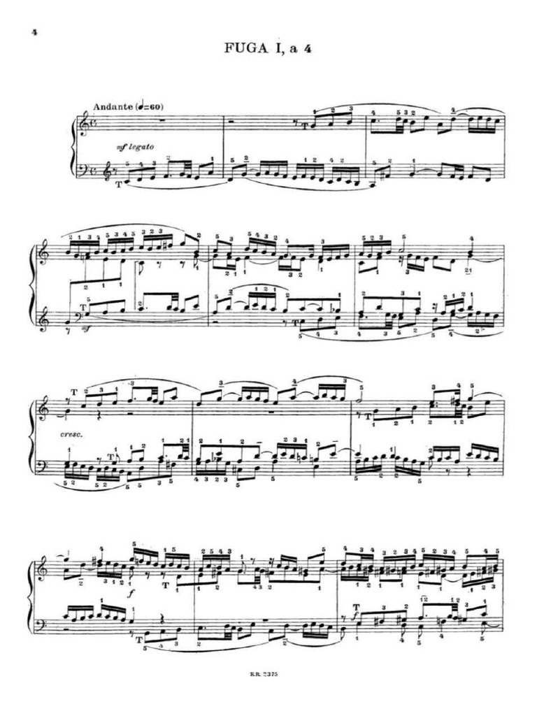 Fuga Bach | PDF
