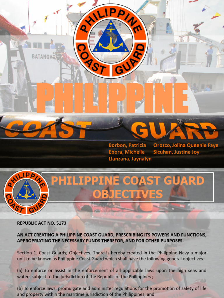 Philippine Coast Guard Mandate and Functions | PDF | Government