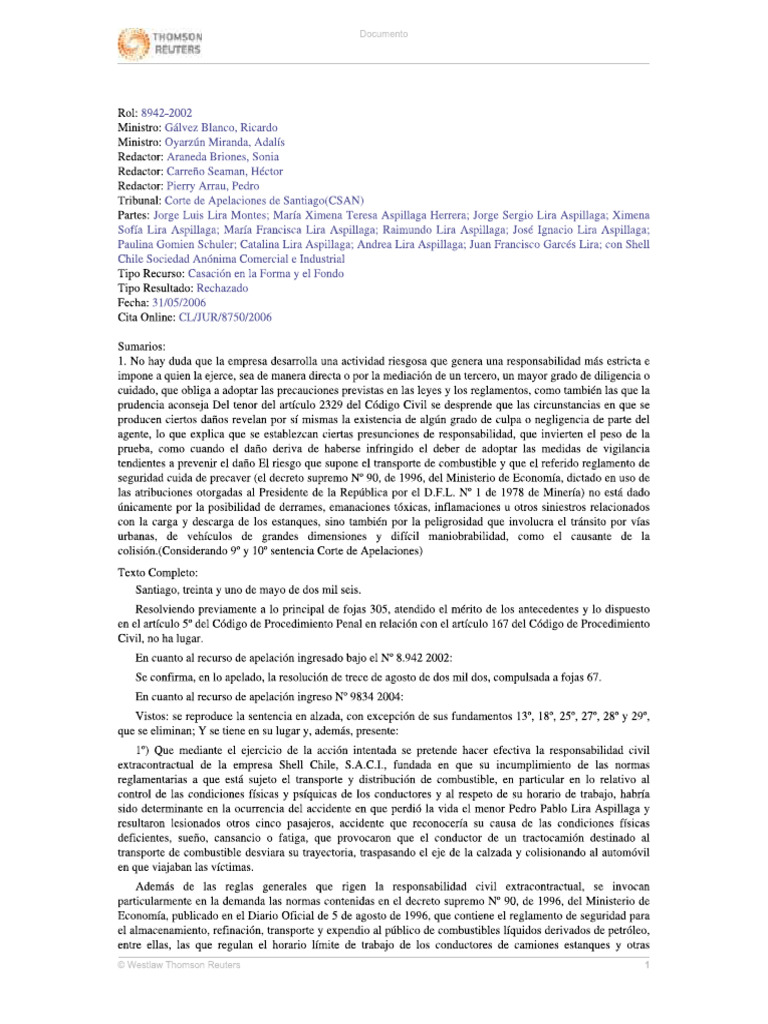 Sentencia Caso Shell | PDF