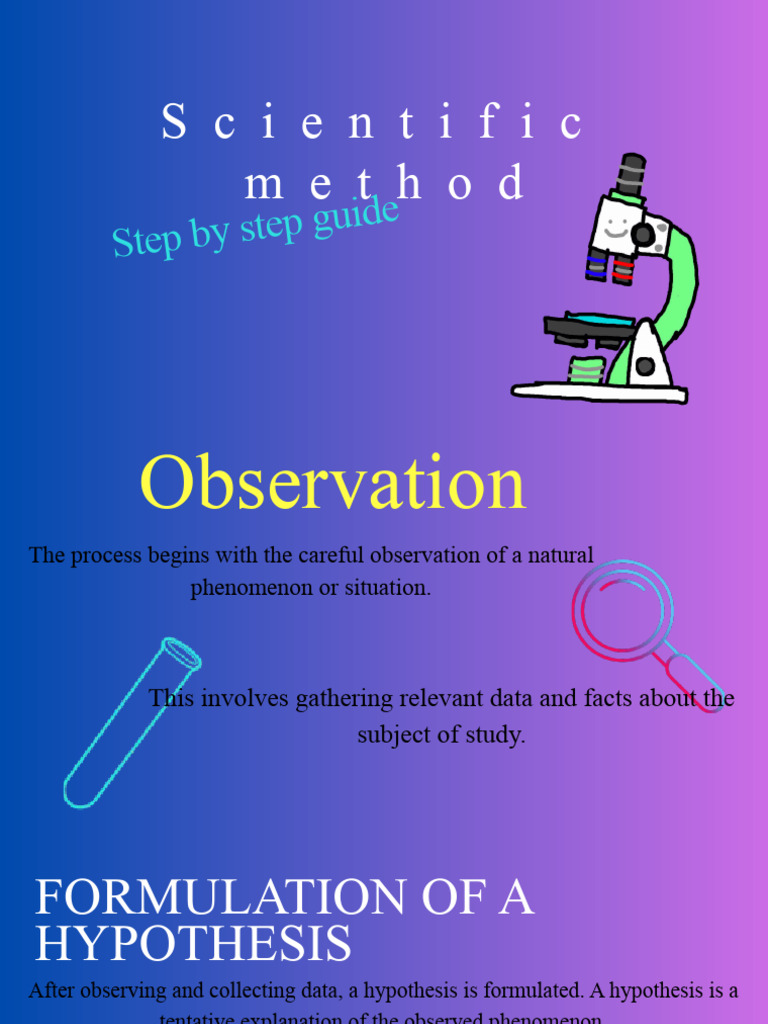 Scientific Method | PDF | Hypothesis | Experiment