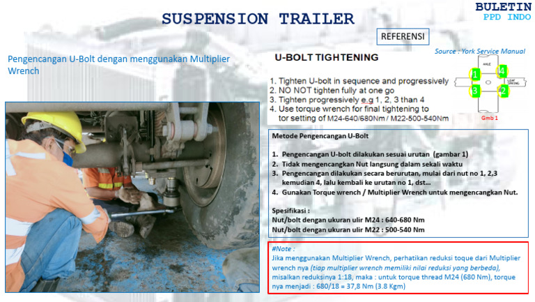 Buletin Retorque Suspension Trailer | PDF