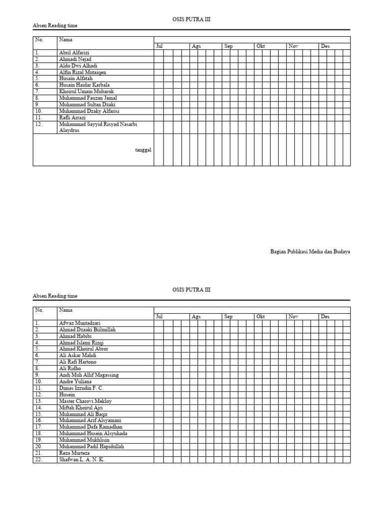 (PMB) Reading Time | PDF