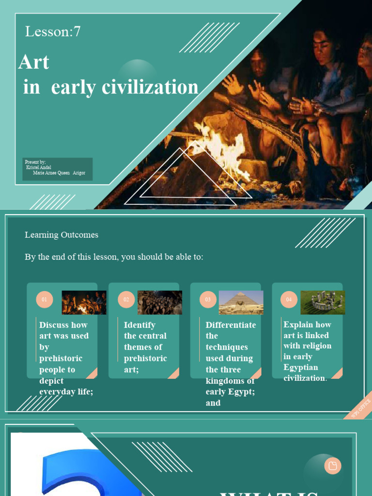 Art in Early Civilization | PDF | Stone Age | Paleolithic