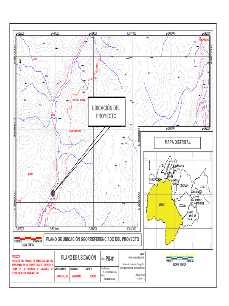 PLANO DE UBICACION CORREGIDO FINAL-Layout1 | PDF | Diseño gráfico | Navegación