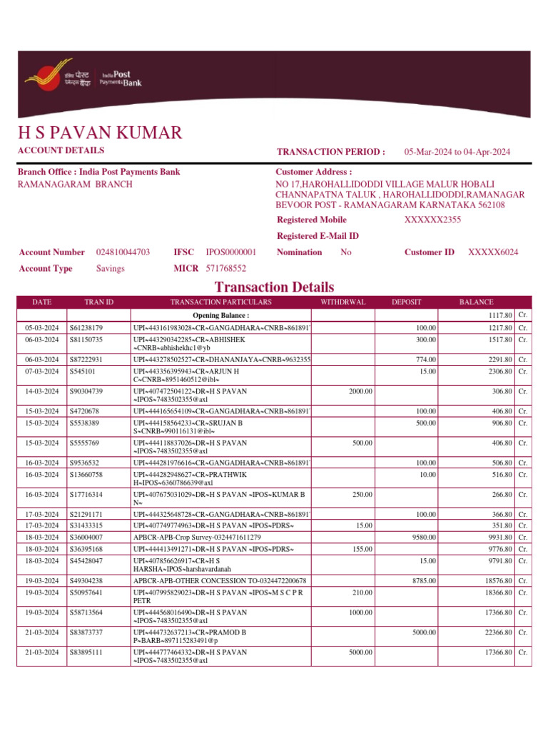 AccountStatement Report 6045146024 04042024 20 29 | PDF | Mobile App | Computing