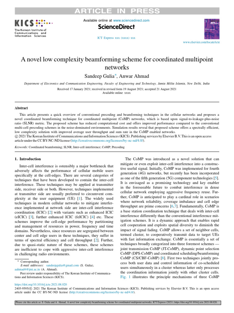 Hybrid beamforming-SLNR6 | PDF | Telecommunications Engineering | Telecommunications