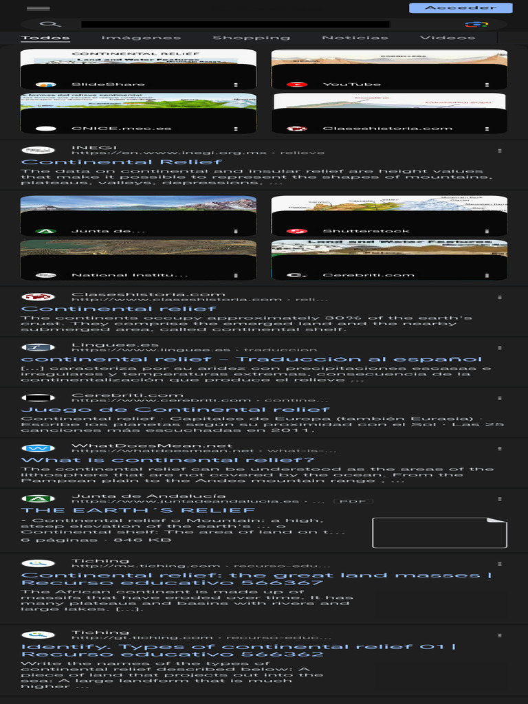 Continental Relief - Buscar Con Google | PDF | Mountains | Continent