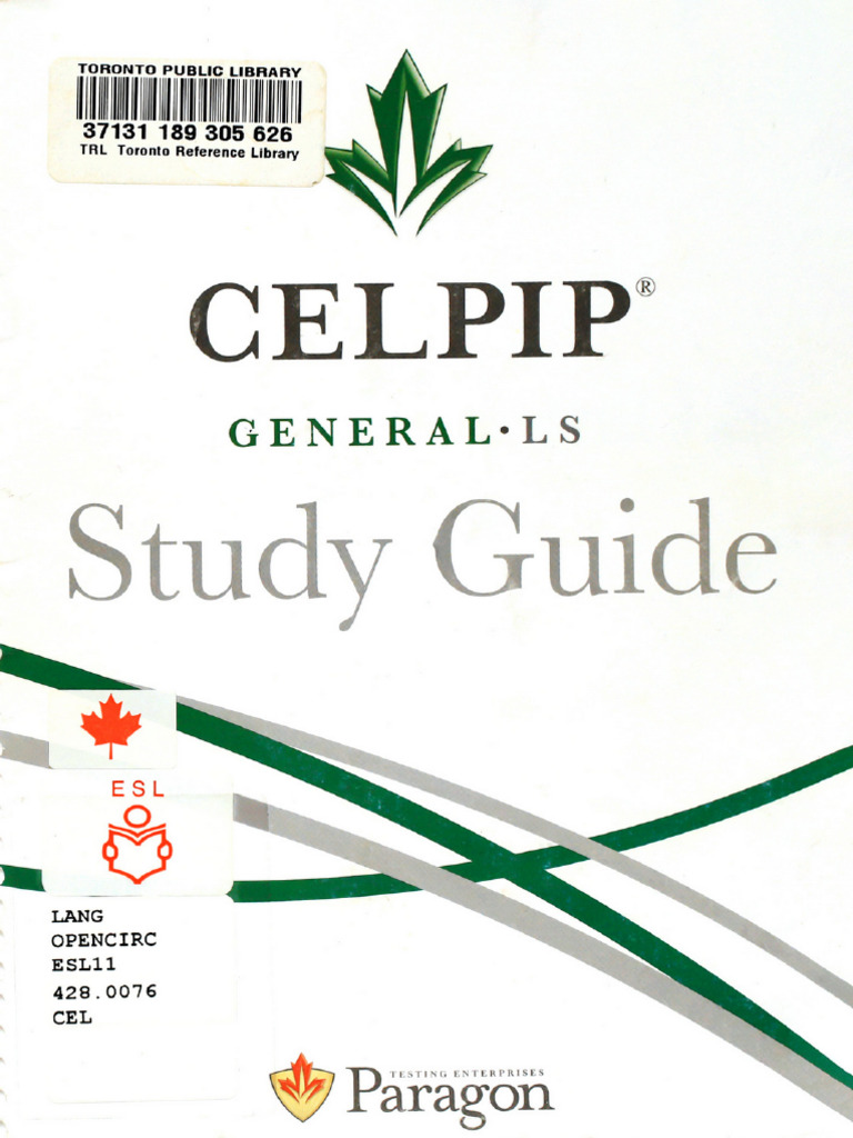 Celpip General Ls Study Guide | PDF