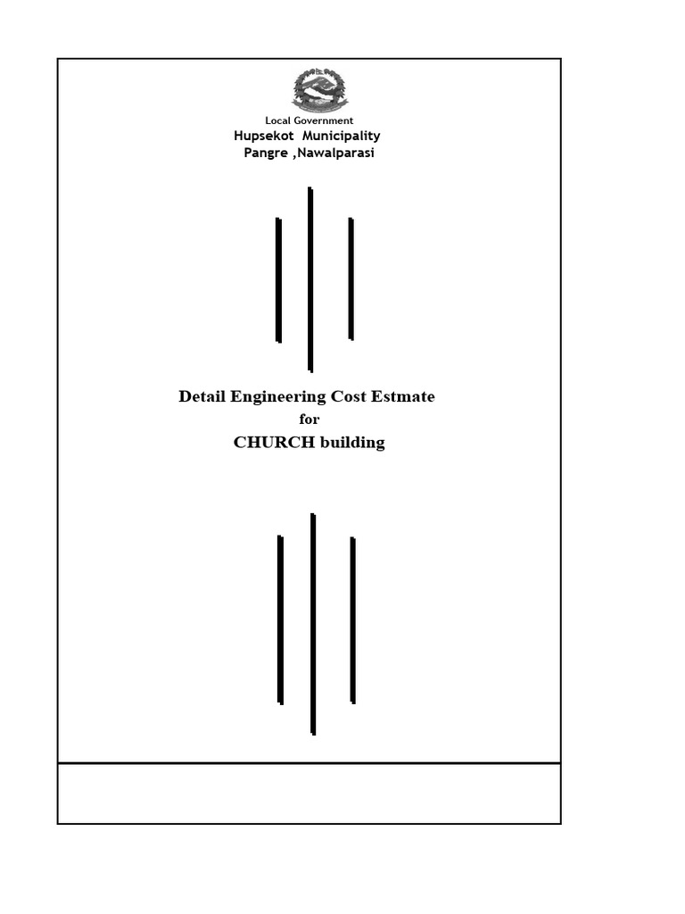 Church Construction Cost Estimate | PDF | Pipe (Fluid Conveyance) | Window