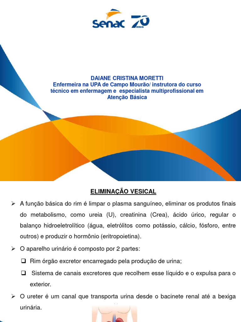 Cateterismo Vesical | Download grátis PDF | Micção | Rim