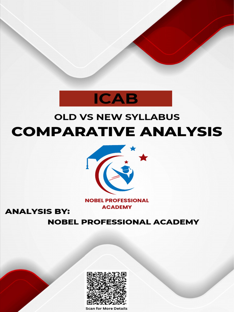 Comparative Analysis of ICAB Old & New Syllabus by NPA | PDF ...